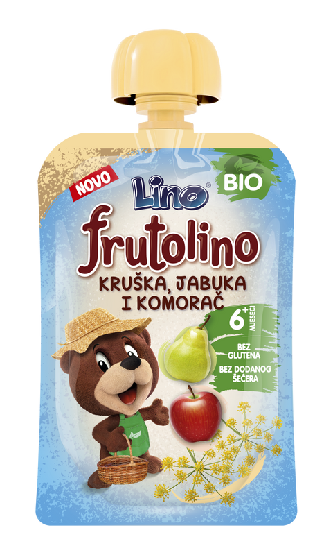 Frutolino BIO kruška, jabuka i komorač - Lino
