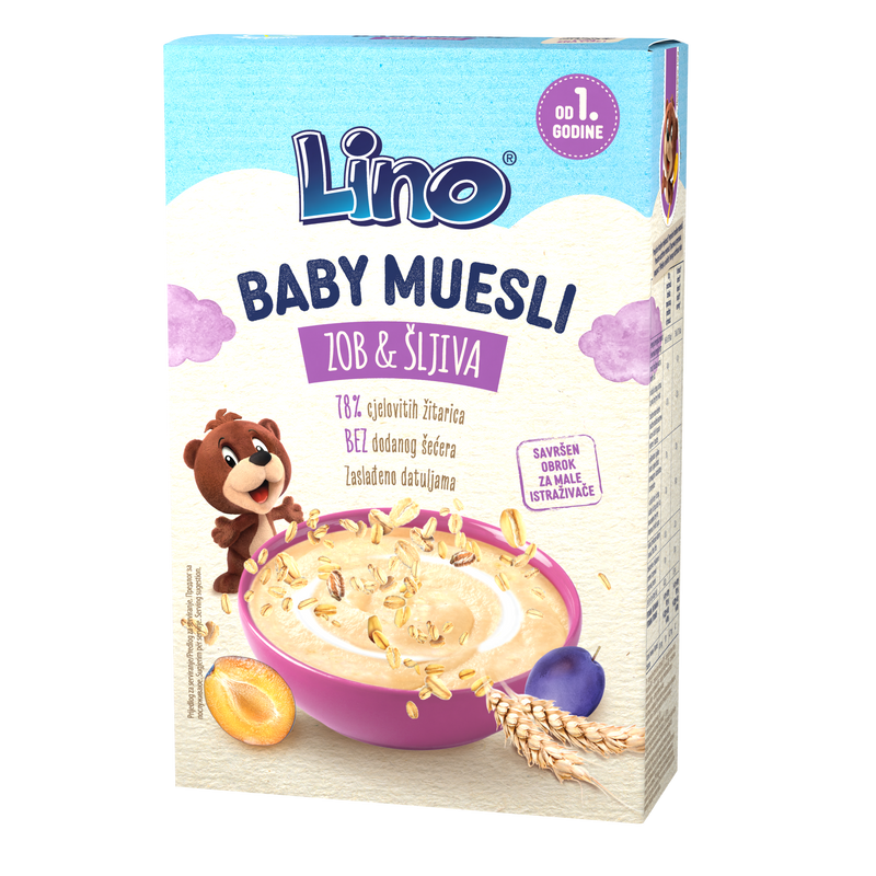 Lino Baby Muesli Zob & Šljiva - Lino